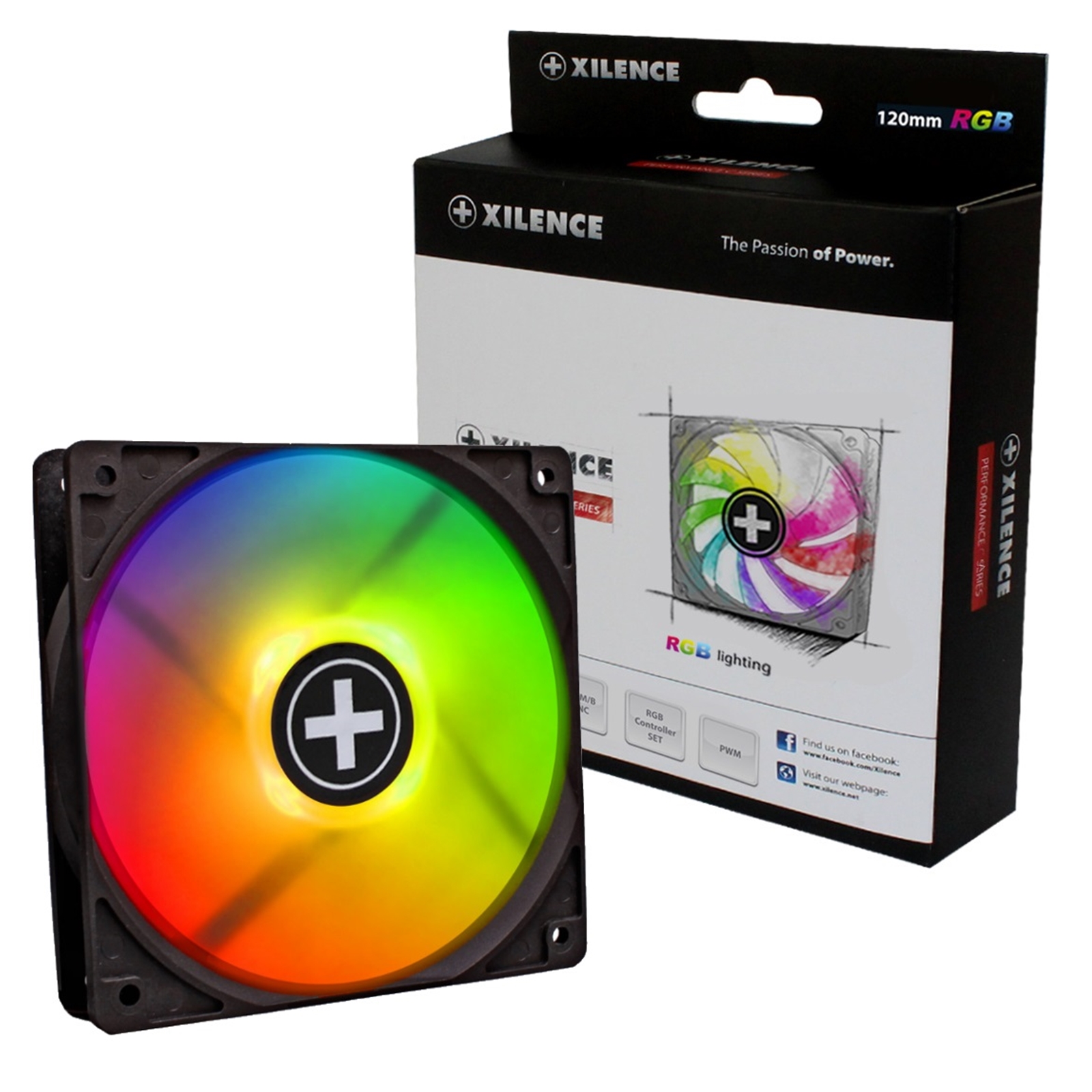 Xilence Perfomance A+ 120mm 1600RPM PWM RGB LED Fan – PC Belfast ...
